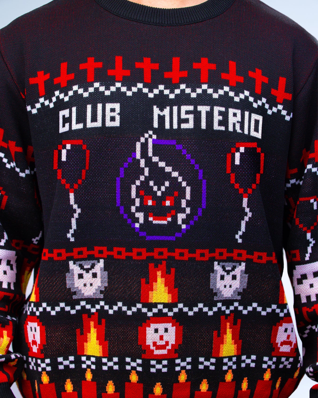 Suéter Payasos Deep Web – Club Misterio